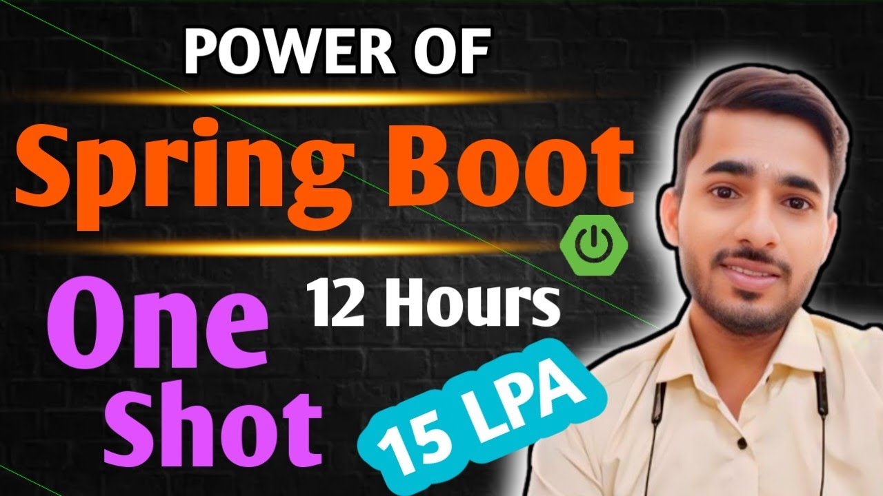 Spring Boot Series For Beginners | Single Video | 12 Hours | aadiandjava @AadiandJava1705
