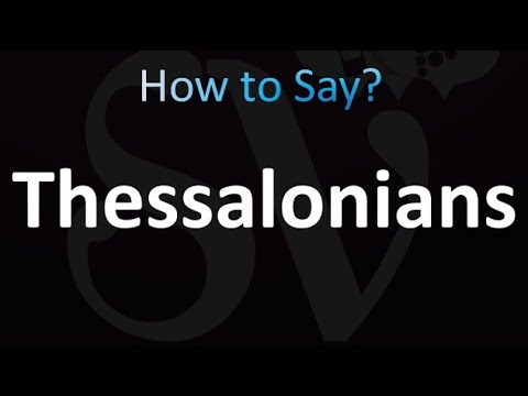 How to Pronounce Thessalonians (Correctly!)