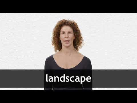 LANDSCAPE definition and meaning | Collins English Dictionary