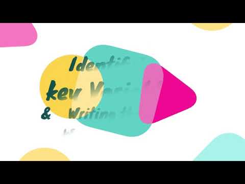 IDENTIFYING KEY VARIABLES AND WRITING RESEARCH TITLE