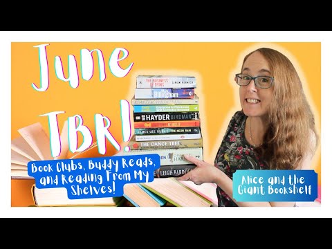 June TBR | Trying not to Overcommit! A.K.A. I need to read books from my shelves!