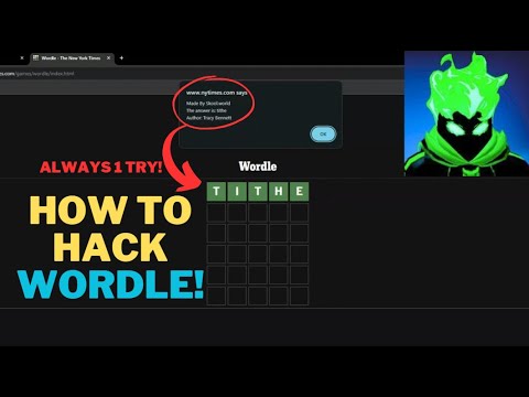 How To HACK/CHEAT in WORDLE 2024!!! (No Inspect Tool) - Get Everything Right and Fast!