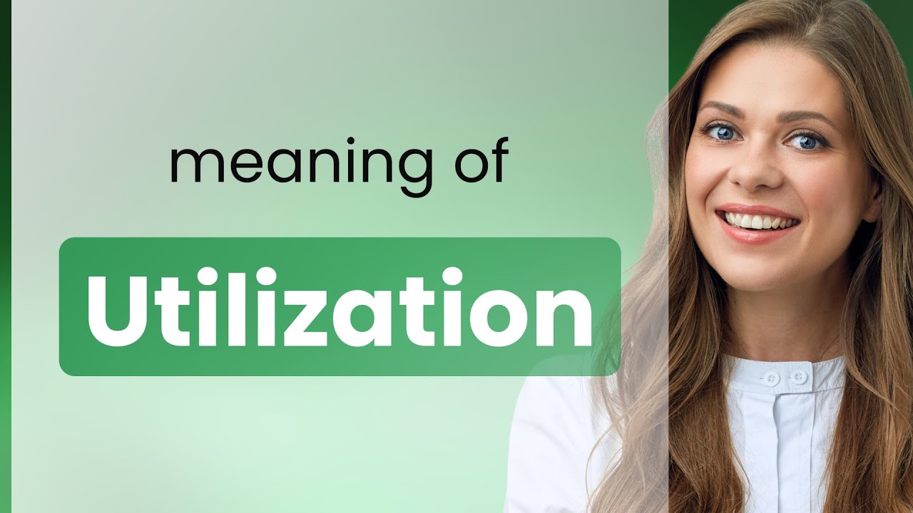 Utilization | meaning of UTILIZATION