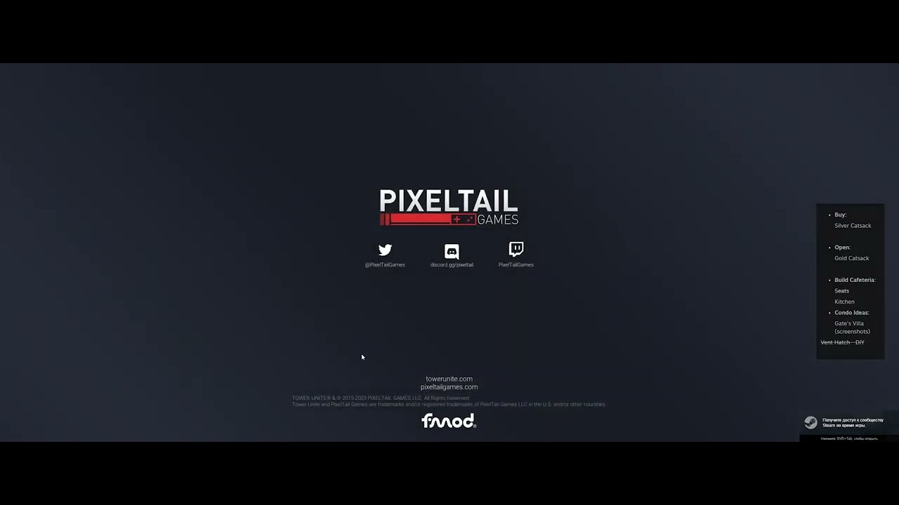 New steam UI enables random music in Tower Unite - Bug Report ...