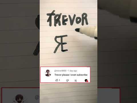 logo name Trevor comment your name #shorts