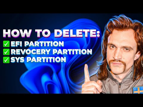 How to Delete EFI Partition (ESP) / System Partition / Recovery Partition on Windows 11