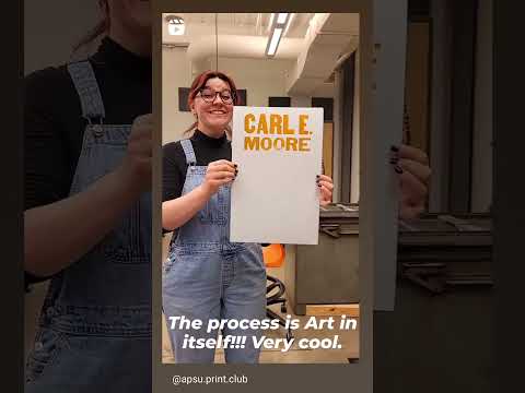 Austin Peay University Print Shop Carl E Moore Poster