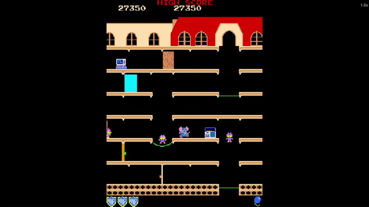 Mappy Gameplay (44900 pts)
