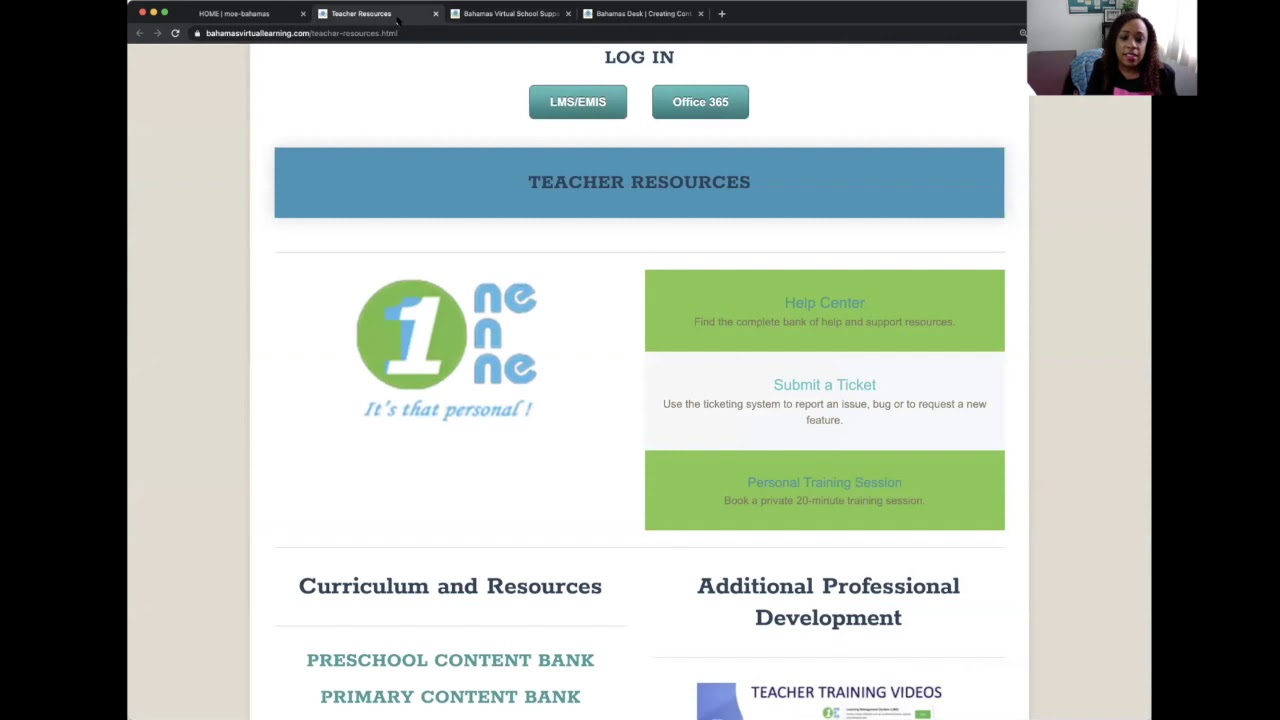 1on1 LMS Update Training (Thursday)