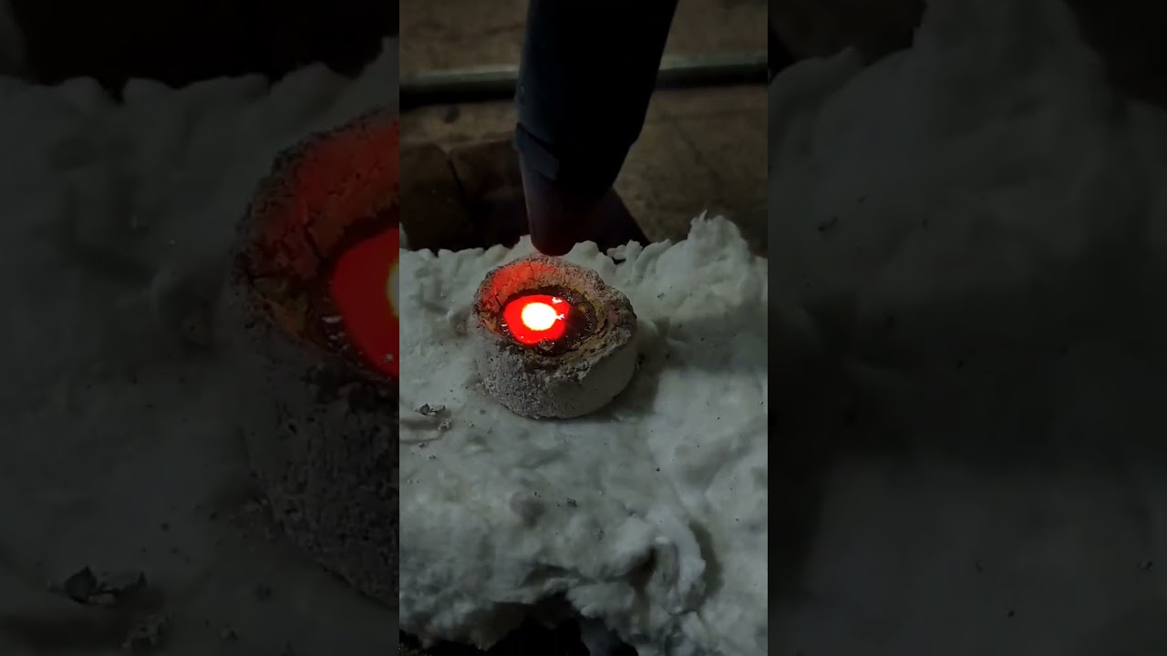Gold purification fast way | cupellation