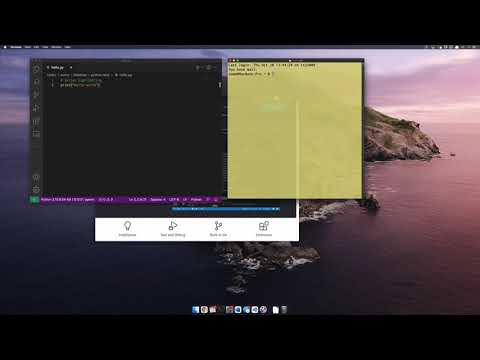 How to write Python in Visual Studio Code and run it in Terminal