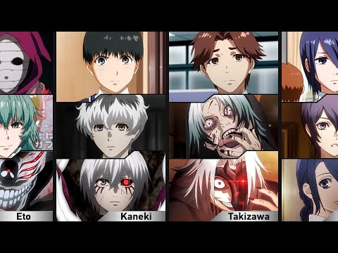 The Evolution of Tokyo Ghoul Characters