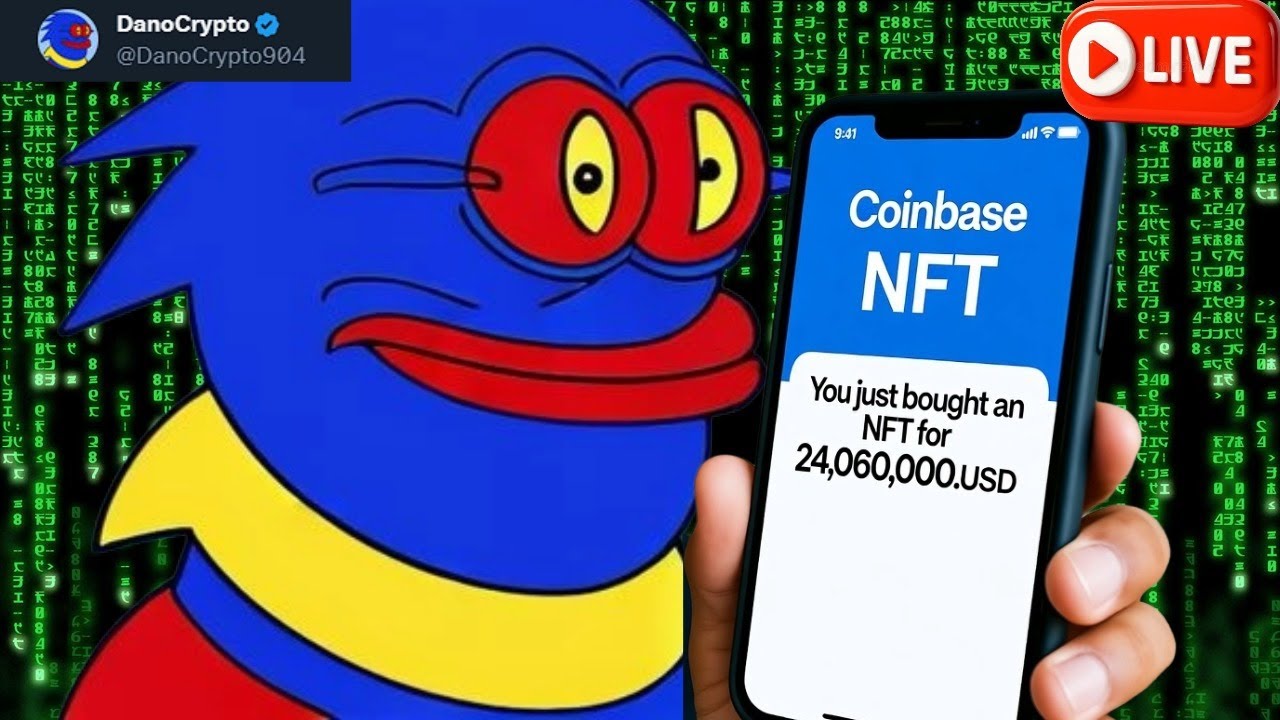 🔥COINBASE PAYS 24 MILLION FOR 1 NFT. CREATOR CAPITAL MARKETS REAL🔥
