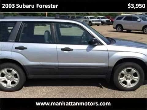 2003 Subaru Forester Used Cars Manhattan KS