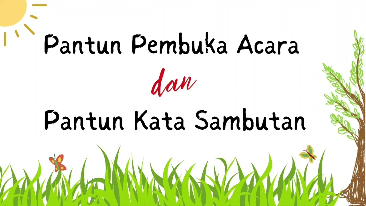 Opening Poem and Welcome Poem