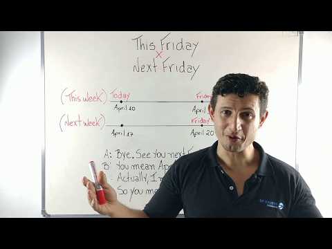 This Friday X Next Friday (English Level: A2 to C1)