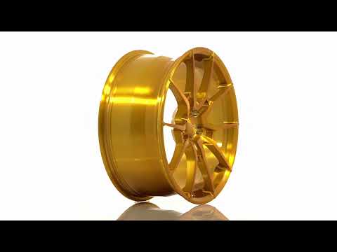Niche T112 Kanan Wheels Rims 20x9.5 5x120 Brushed Candy Gold 23mm ...