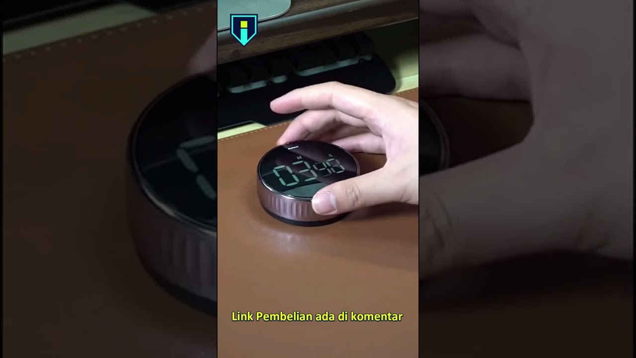 Produk Unik  Timer Digital Putar Serbaguna Bermagnet / Rotation Countdown Timer Kitchen Magnetic