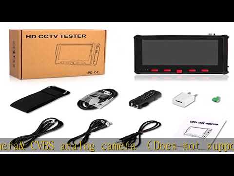 SGEF Wrist CCTV Tester, HD 5MP Portable Camera Tester 5MP AHD CVBS Tester UTC OSD Control 4.3 Inch