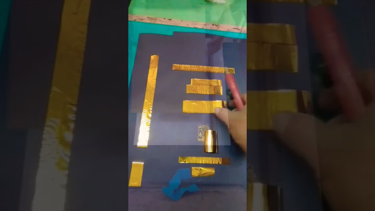 binding thesis with simple tools #printing #binding #photocopying