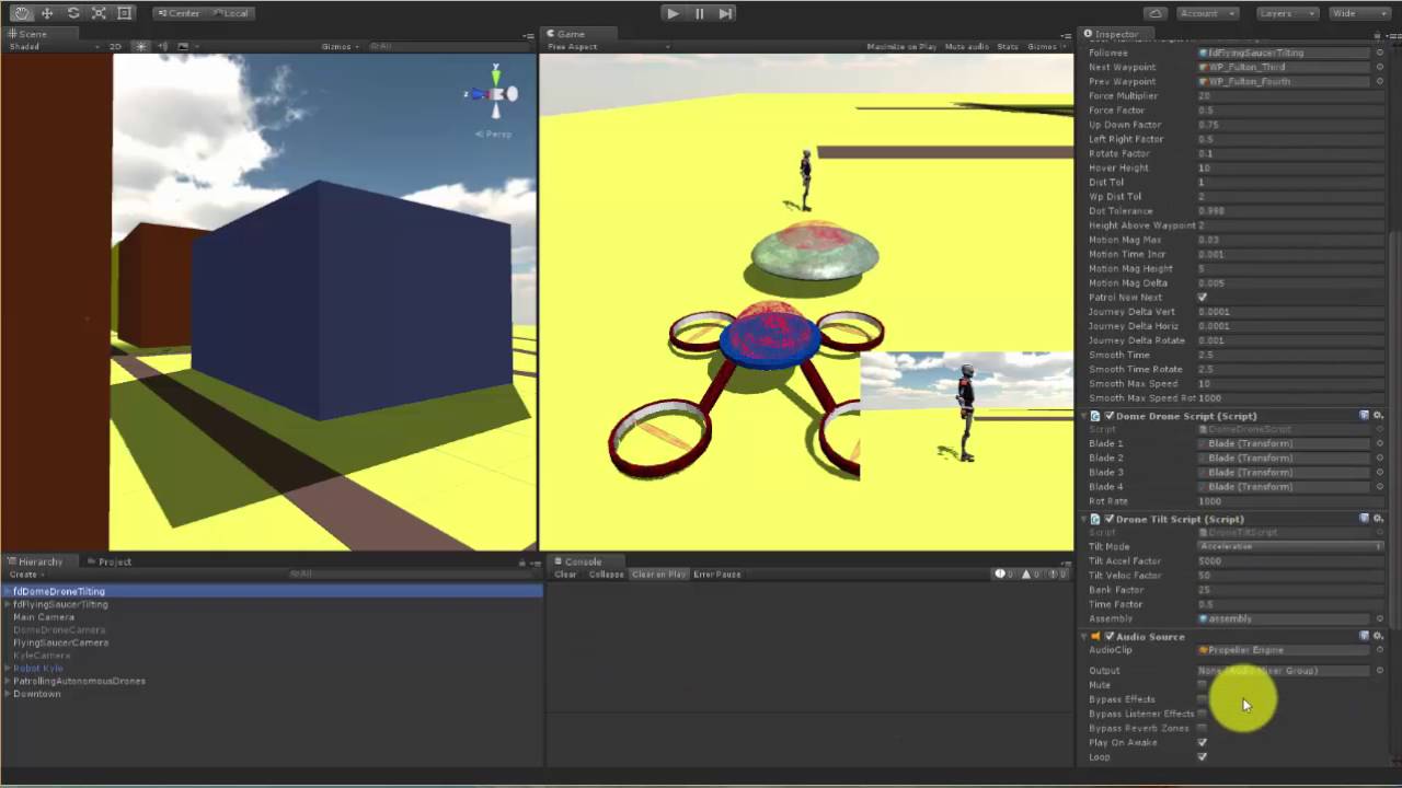 Dynamic Waypoints for the Flying Drone Toolkit