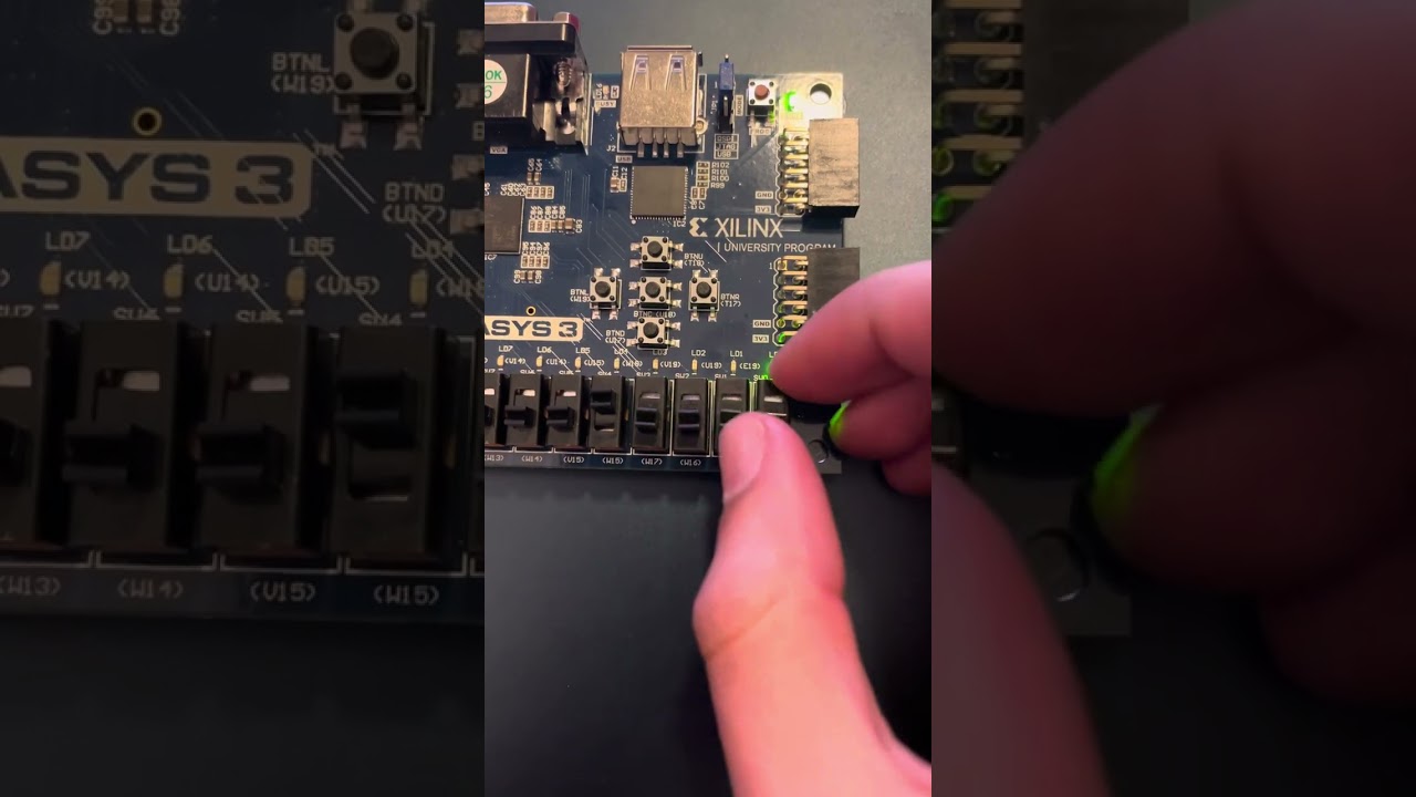 CE 433 - Lab 2 Task 3: 2-bit full adder