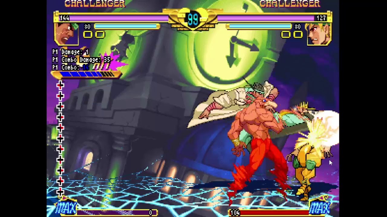 JoJo HFTF - Avdol basic BnB tandem combo
