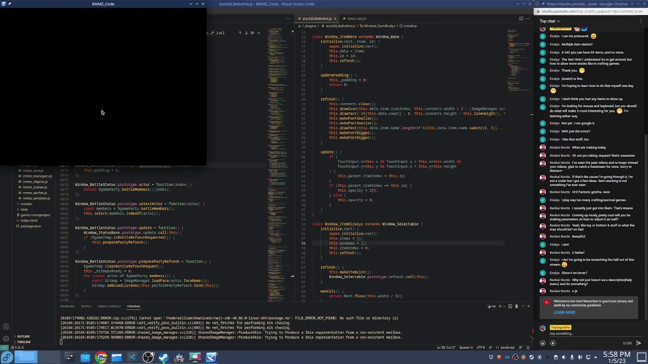 Teaching RPG Maker MZ plugin development!