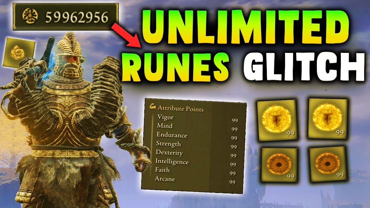 BEST WORKING SOLO UNLIMITED RUNES GLITCH IN ELDEN RING! EASY RUNES / MAX LEVEL GLITCH!