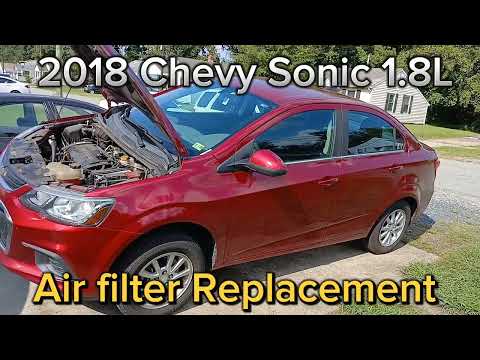 2018 Chevy Sonic 1.8L Air filter replacement