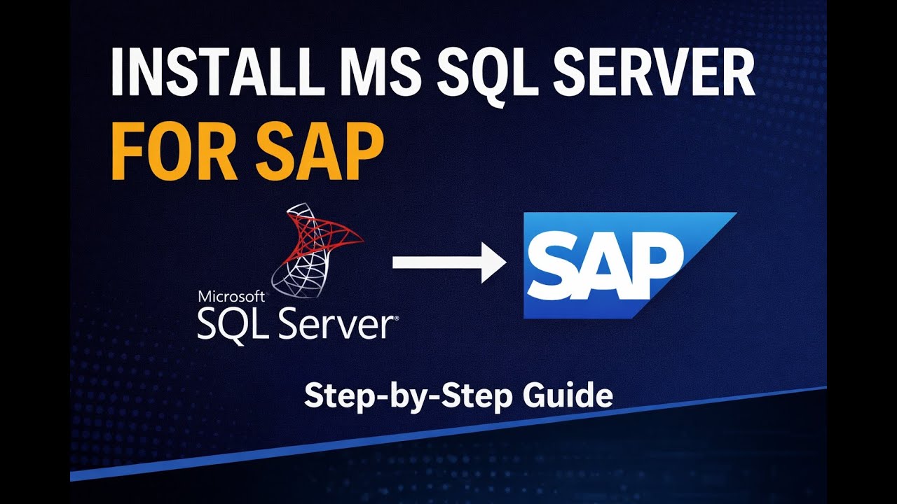 MS SQL Server Installation for SAP | Step-by-Step Guide for SAP Basis