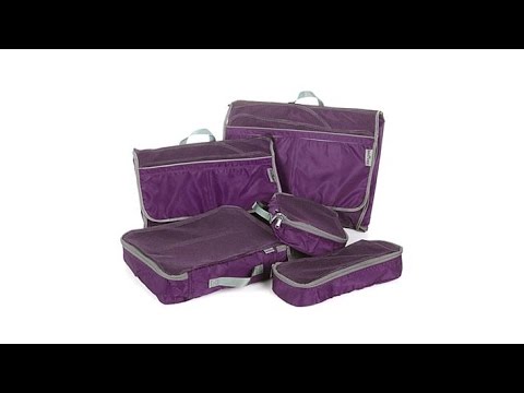 TravelSmith Smart Pack Organizers 5piece Kit