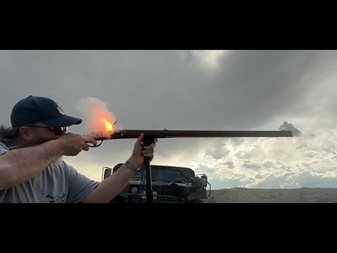 KIBLER'S WOODSRUNNER FLINTLOCK RIFLE AT 50 YARDS (06/18/2025)