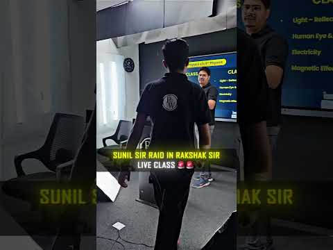 RAID In Live Class 🚨 #physicswallah #rakshaksir #class10