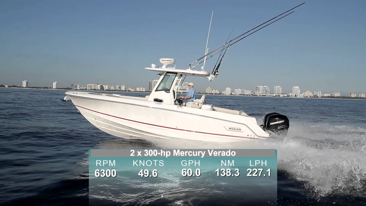 Boston Whaler 280 Outrage Test 2016- by BoatTest.com