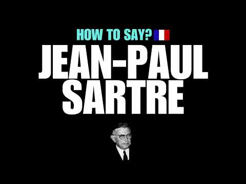 HOW TO PRONOUNCE JEAN-PAUL SARTRE CORRECTLY? NATIVE FRENCH PRONUNCIATION