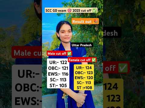 SSC GD result ✅ 2025 |SSC GD exam cut off declared 🎯|result out 🎉#sscgd #ssc#result#sscgdresult#yt