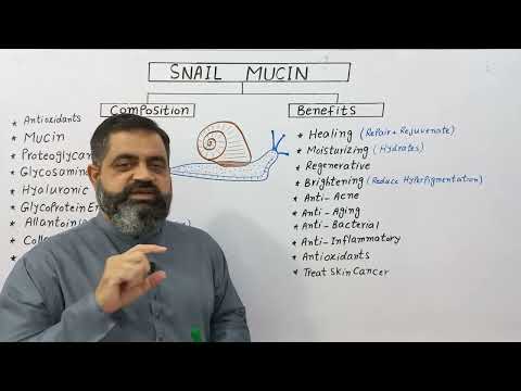 Snail Mucin Urdu/Hindi medium @prof.masoodfuzail| Benefits of Snail mucin for skin | Mucin