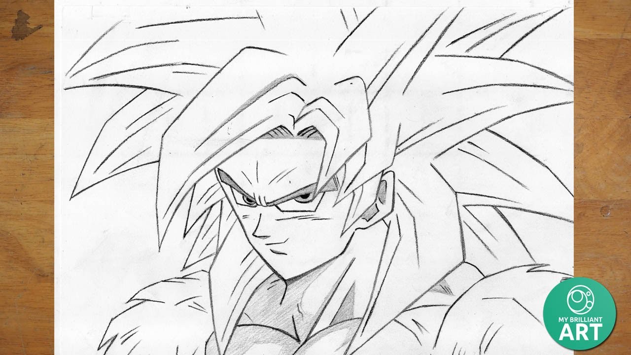 How to Draw Goku SSJ4 🔥 | Epic Step-by-Step Guide!