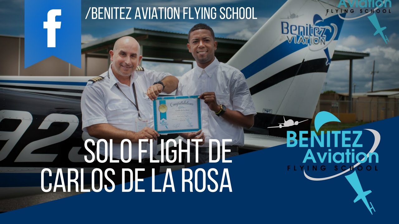 Carlos First Solo Flight - Cessna 172 TJIG