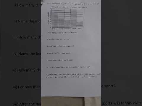 Graph worksheet grade3-5