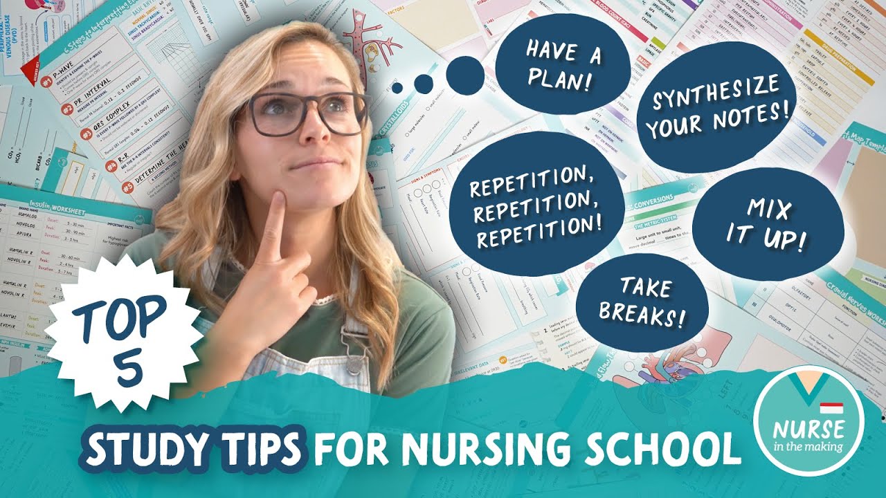 5 Tips For Studying In Nursing School  l  How To Take Notes ✏️