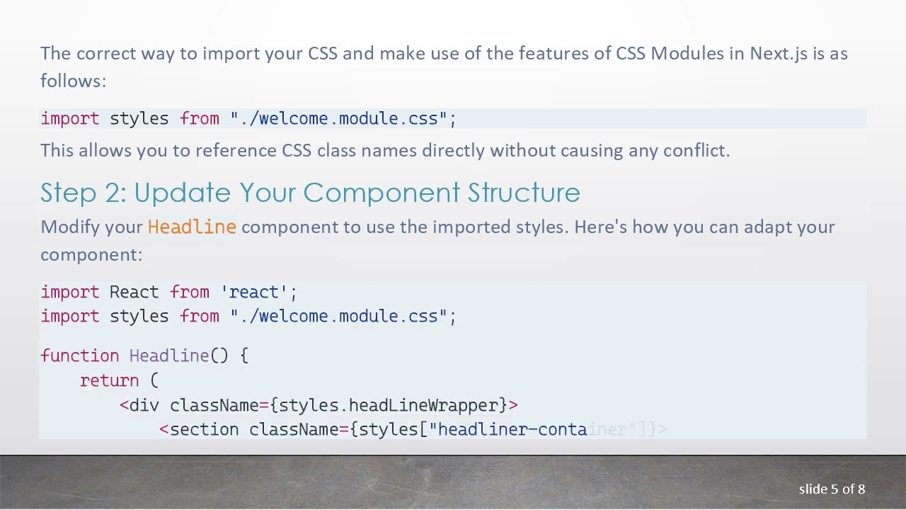 Troubleshooting Next.JS with CSS Modules: A Migration Guide