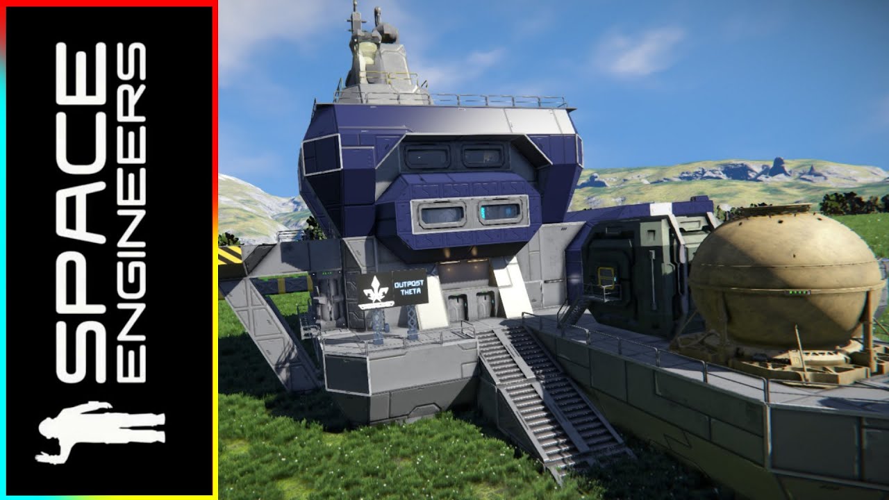 The Theta Outpost! - Space Engineers