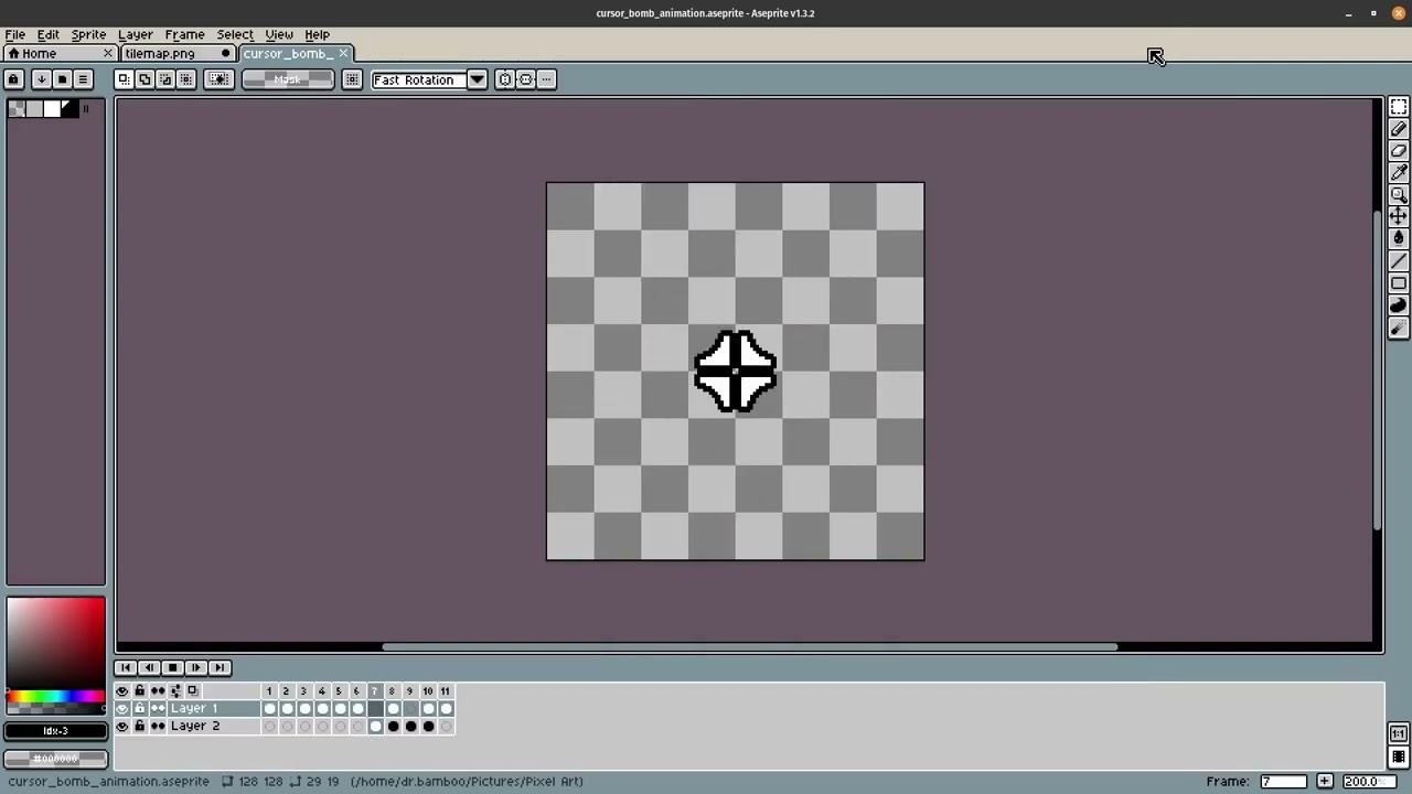 Cursor Bomb Animation