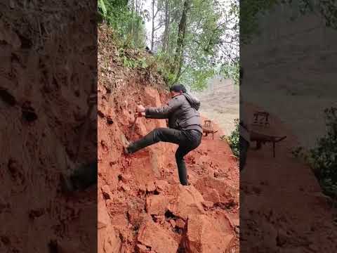 Construction process of rural dirt roads