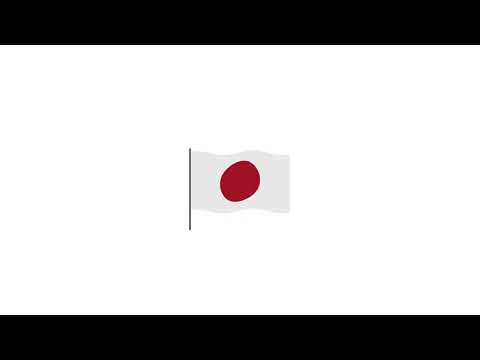 Japan flag Lottie JSON animation