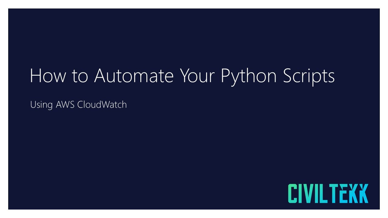 How to Automate Your Python Scripts with AWS CloudWatch | Python | AWS Lambda