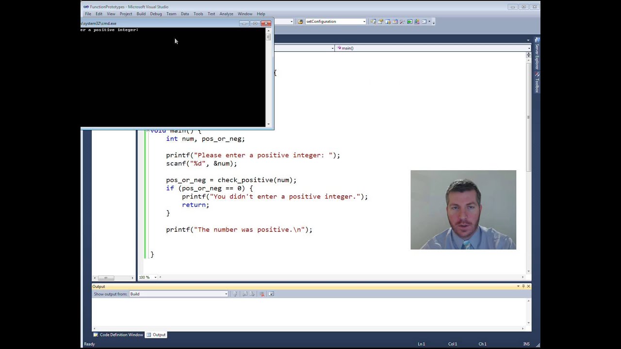 Intro to C Programming - Function Prototypes Program