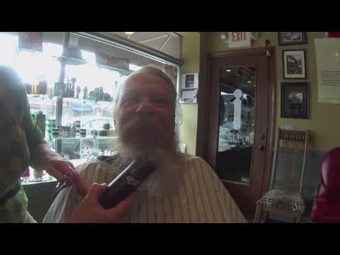 Mission: Hot Lather Shave of Terry Anderson’s Massive Beard! | goYOLOguy